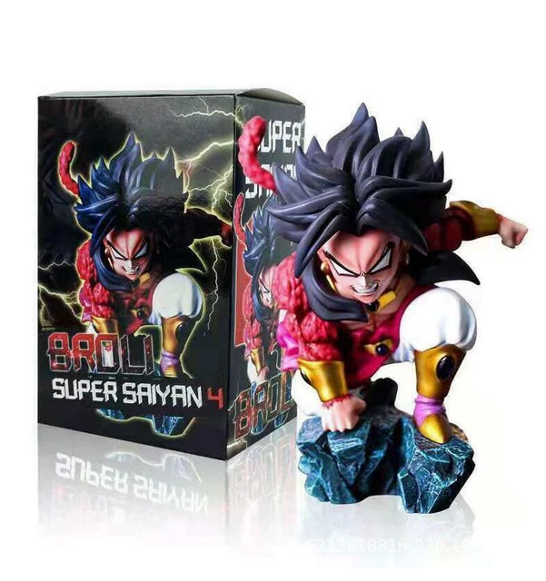 SUPER SAIYAN 4 Broly Broli Doll Toy Anime Dragon Ball Statue New Box ...
