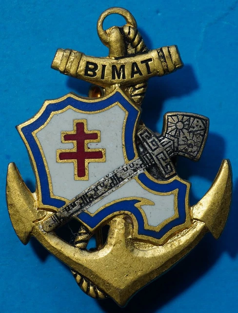 INSIGNE DU BATAILLON d'Infanterie de Marine de Tahiti EUR 6,00 ...