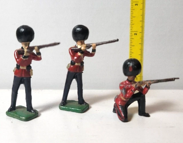 BRITISH SOLDIERS FIRING Rifle (3) Britains Timpo Johillco Cherilea £3.19 - PicClick UK