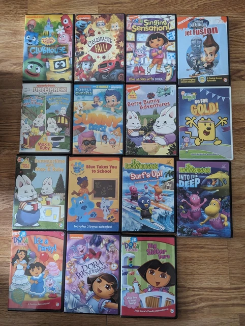 DORA THE EXPLORER Nickelodeon Nick Jr Max & Ruby DVD Movie Lot of 15 ...