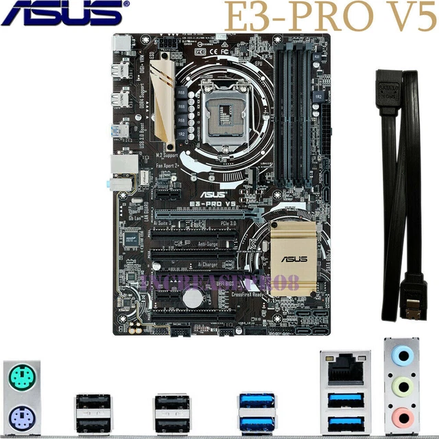 ASUS E3-PRO V5 Motherboard Intel C232 For Xeon E3-V5/V6 DDR4 LGA1151 ...