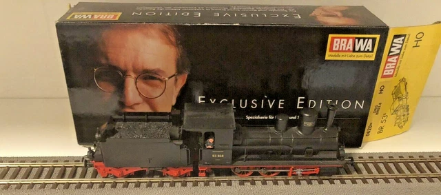 BRAWA 0620, DAMPFLOK BR 53 DRG Ep. II, DCC, H0, OVP + Papiere EUR 117 ...