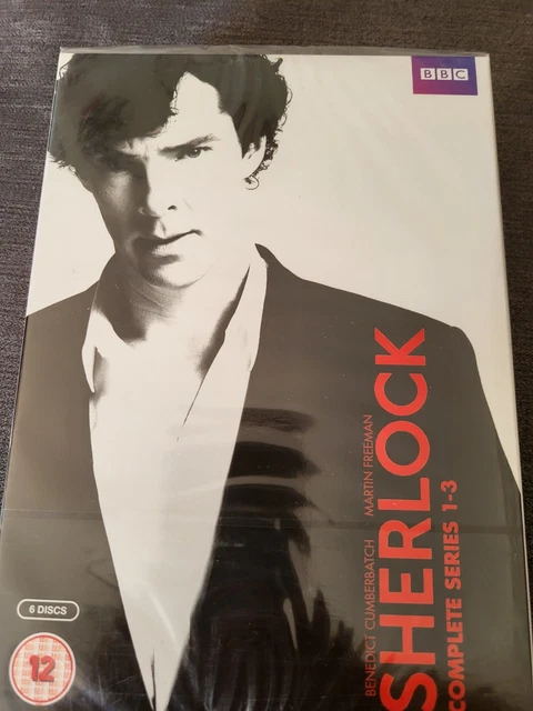 SHERLOCK COMPLETE Series DVD Box Set 1-3 Region 2 Benedict Cumberbatch ...