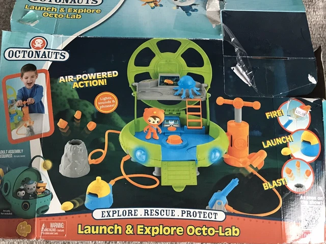 OCTONAUTS DEEP SEA Launch Explore Blast Octo-Lab Playset with Figure ...