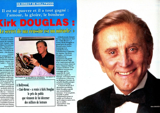 COUPURE DE PRESSE Clipping 1984 Kirk Douglas (5 pages) EUR 5,00 - PicClick FR
