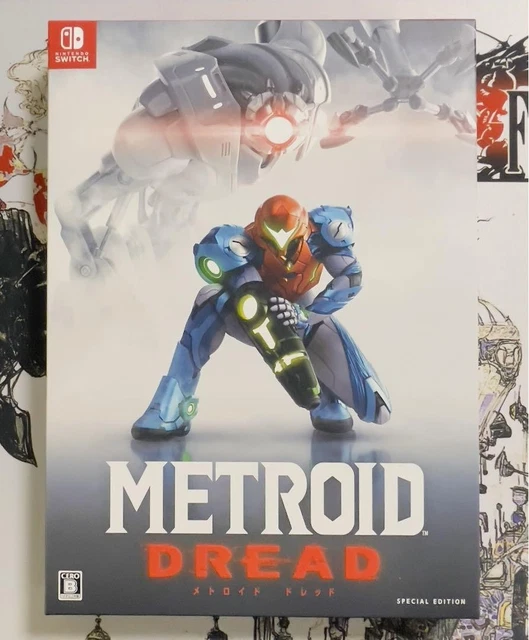 METROID DREAD SPECIAL Edition Box Set Artbook Steelbook Cards Nintendo ...
