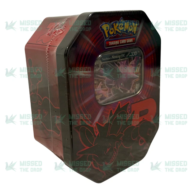 POKÉMON TCG TEAM Rocket Tin 🔥 Destined Rivals Nidoking Ex 🚀 Fast Ship 📦 ...