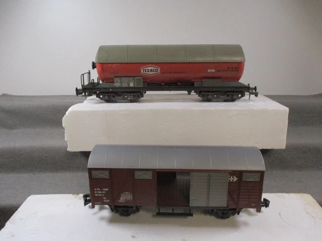 LIMA SPUR 0 Güterwagen Set 2-teilig Kesselwagen u.a. teils OVP L144 EUR ...