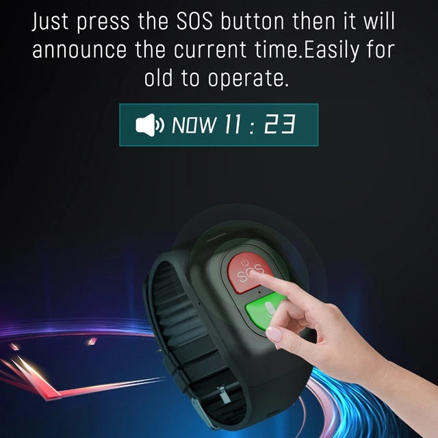 GPS FALL DETECTION 4G Smart Watch with Health Monitoring Features ...