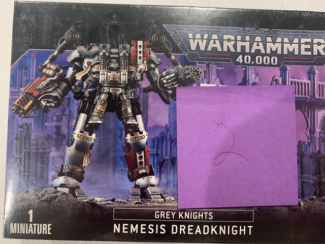 GREY KNIGHTS NEMESIS Dreadknight Space Marine Warhammer 40K NIB £29.89 ...