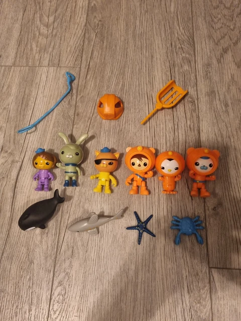 OCTONAUTS FIGURE, Sea Creatures, Accessories Cbeebies Toy Bundle, Gups ...