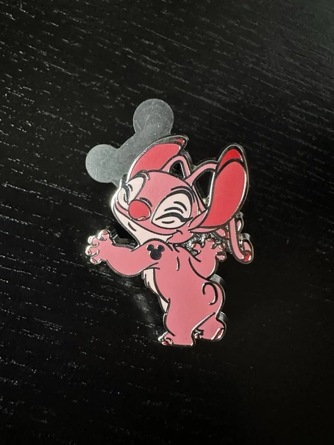 DISNEY DISNEYLAND 2025 Hidden Disney Angel Pin Stitch Pink Hidden ...