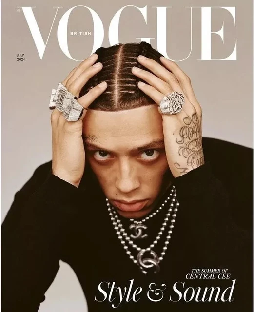 BRITISH VOGUE MAGAZINE July 2024: Central Cee $27.39 - PicClick AU