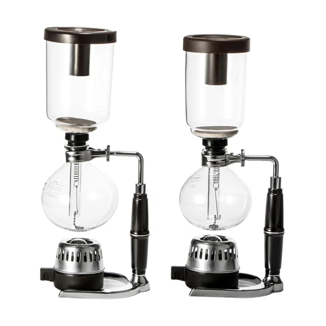 GLASS TYPE SIPHON Coffee Maker Siphon Pot for Home Bar Coffee Lovers ...