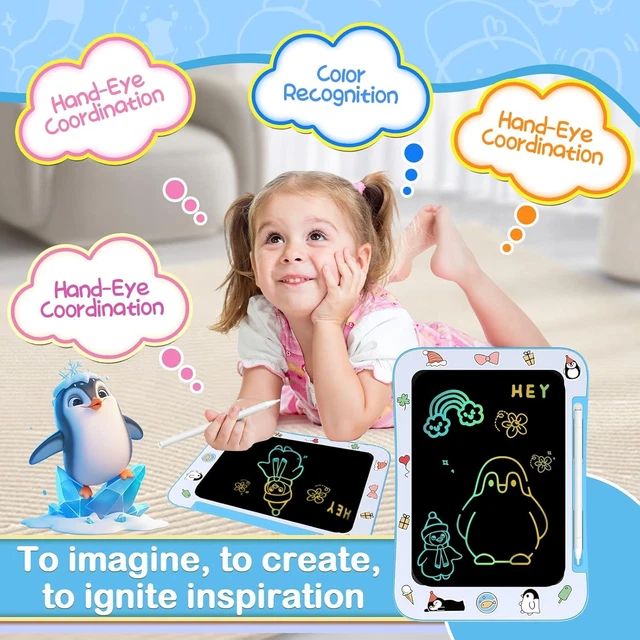 [2 PACK] GENIALBA LCD Writing Tablet for Kids, Colorful Screen Drawing ...