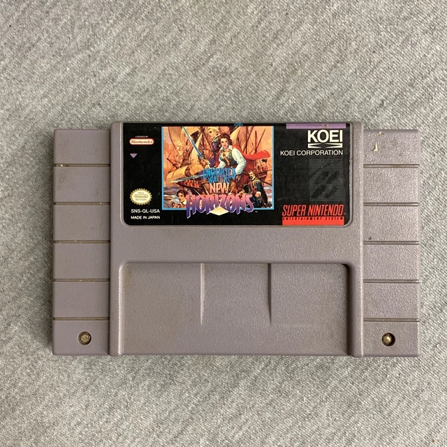 NEW HORIZONS (SUPER Nintendo Entertainment System, 1994) SNES [scatola ...