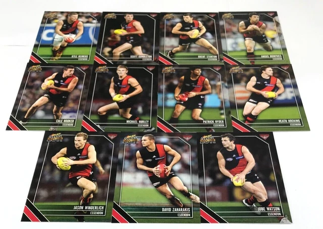 2011 SELECT AFL Champions Trading Card Full Base Card Team Set (11 ...