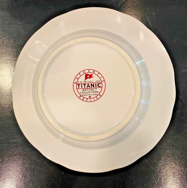 TITANIC AUTHENTIC REPLICA/1ST Class Wisteria Dinner Plate/Excellent ...