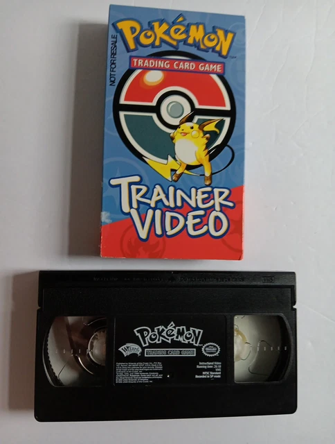 VINTAGE POKEMON TRADING Card Game Trainer Video VHS, 2000 NFR Raichu ...