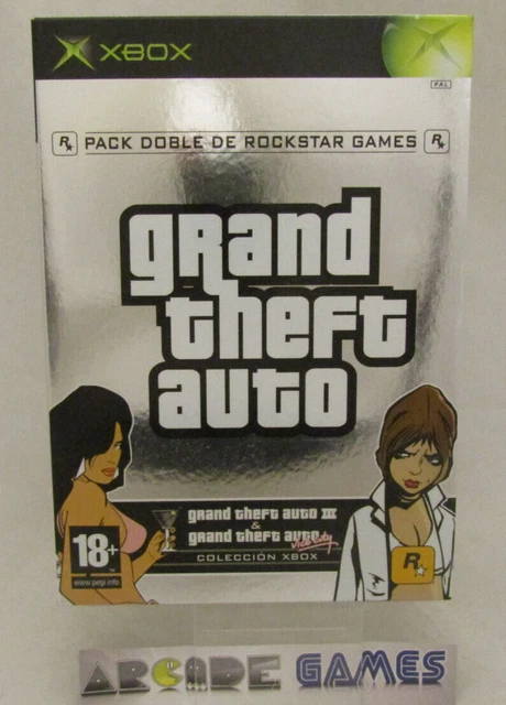 PACK GTA GRAND THEFT AUTO III + VICE CITY XBOX PAL ESP (vendeur pro ...
