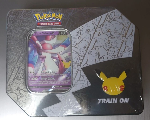 POKEMON TCG CELEBRATIONS 25th Anniversary Dark Sylveon V Big Tin - New SEALED 4 £50.00 - PicClick UK