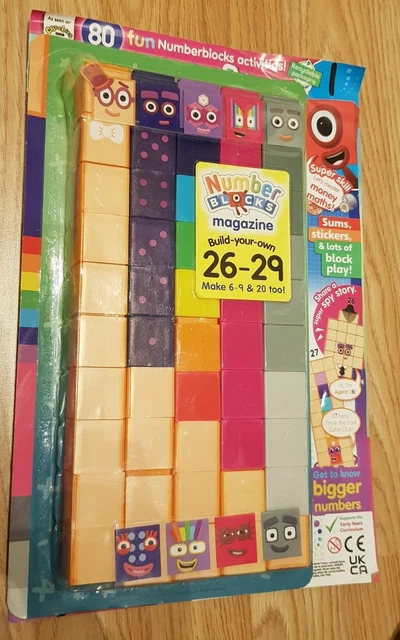 CBEEBIES NUMBERBLOCKS MAGAZINE 26-29 EUR 13,99 - PicClick IT