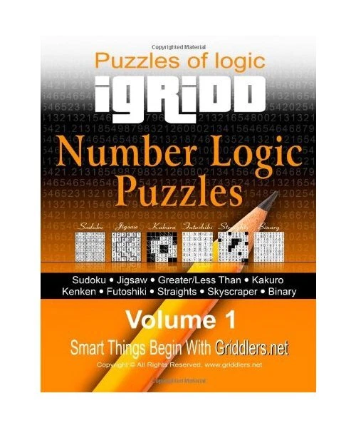 IGRIDD - NUMBER Logic Puzzles: Sudoku, Jigsaw, Greater/Less Than, Kakuro, Kenken EUR 19,25 ...