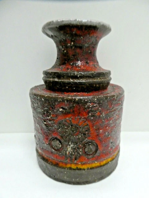 VINTAGE ITALIAN BITOSSI Pottery Vase Mid Century Art Studio Ware $225. ...
