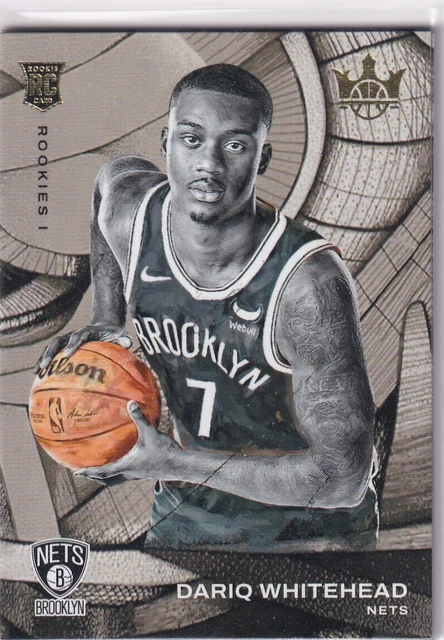 PANINI 2023-24 COURT Kings NBA Numéro 98 Dariq Whitehead Rookie Rookies ...