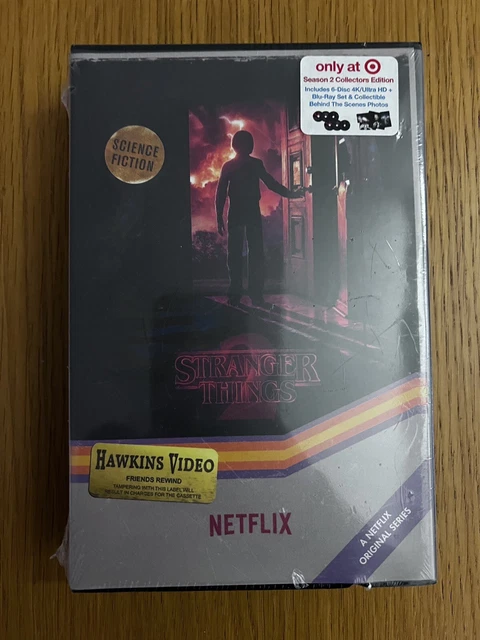 STRANGER THINGS SEASON 2 4k+Bluray Rare VHS Style Excl. (New with Minor ...