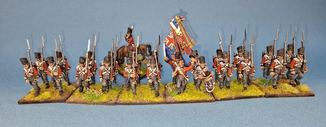 NICELY PAINTED - 28mm - Napoleonic British Line Infantry "Kings German ...