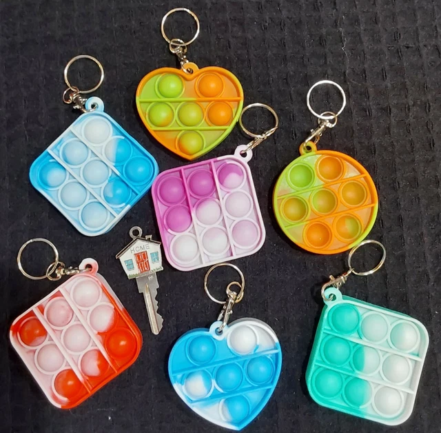 POPIT FIDGET KEYCHAIN $3.50 each or 2 for $6 $3.50 - PicClick