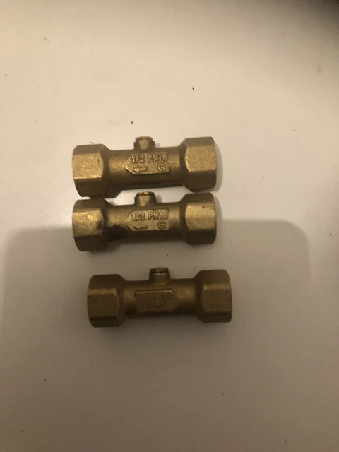 3X DOUBLE CHECK Valves Half Inch Bsp Was Approved £21.50 - PicClick UK