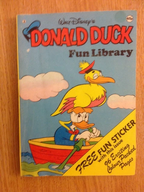 WALT DISNEY'S DONALD Duck Fun Library No. 3 Book £7.99 - PicClick UK