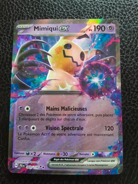 CARTE POKÉMON Mimiqui EX 069/159 Set Aventures Ensemble EV09 Fr(port groupé) EUR 3,50 - PicClick FR
