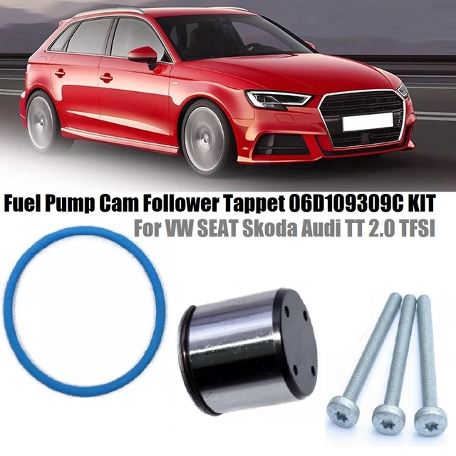 FUEL PUMP CAM Follower Tappet O-ring Kit For VW Golf 2.0T FSI GTI 2.0 ...