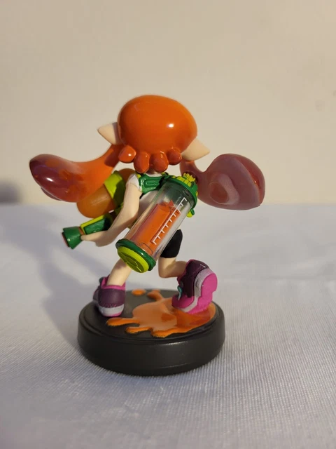 AMIIBO INKLING GIRL orange Super Smash Bros Series Nintendo Switch WiiU Splatoon EUR 13,86 ...