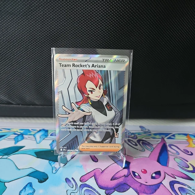 POKÉMON TCG DESTINED Rivals Team Rockets Ariana Card 224/182 Full Art ...