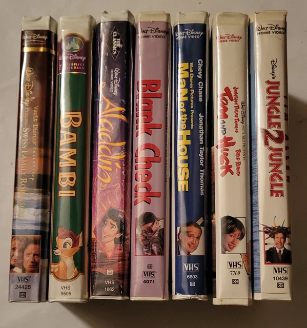 7 DISNEY VHS Movies (Tested) Clamshell Cases £9.17 - PicClick UK