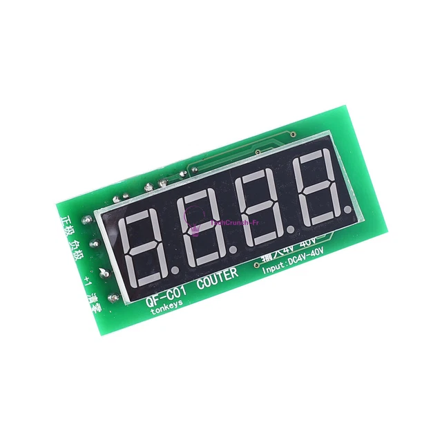 DC 4-40V TRIGGER Digital Counter Module Accumulator Digital Tube With Memory EUR 5,84 - PicClick FR