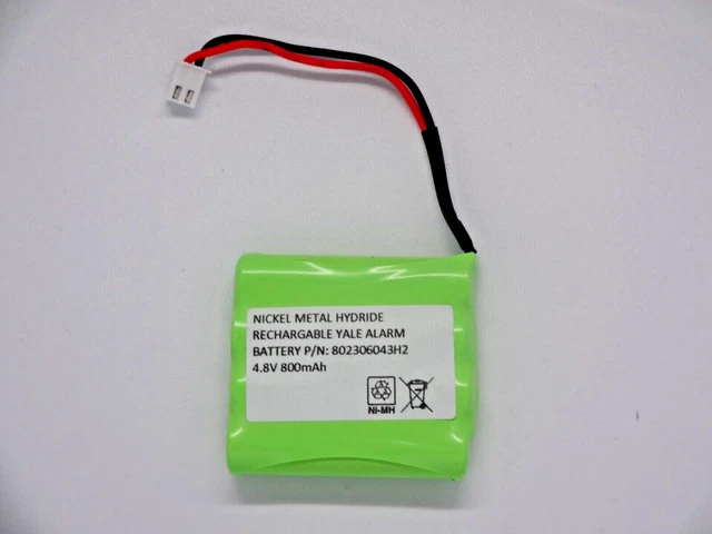 YALE SMART HUB Alarm Back Up Battery SR-HUB SYNC IA 310 320 330 340 ...