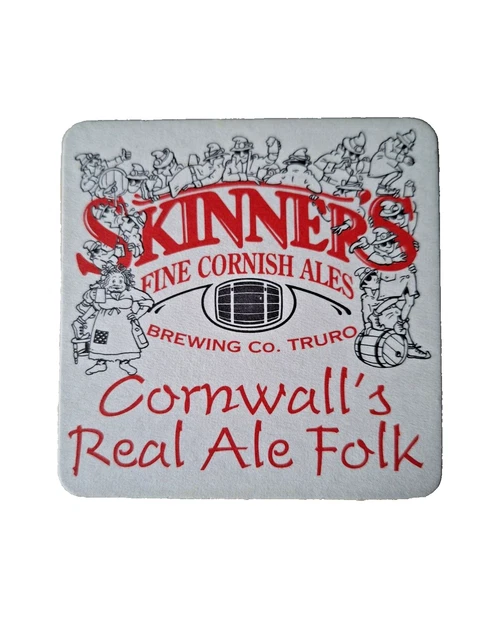 SKINNERS FINE CORNISH Ales Beer Mat, Vintage £3.30 - PicClick UK
