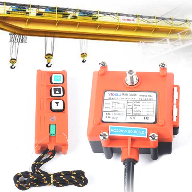 INDUSTRIAL WIRELESS REMOTE Control For Cranes Telecrane Lifting Crane 3 ...