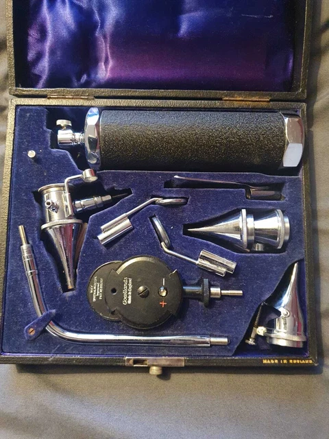 VINTAGE GOWLLANDS OTOSCOPE Ophthalmoscope Diagnostic set £50.00 ...