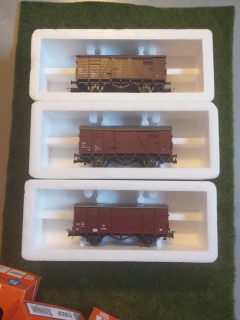 ROCO 3ER SET ÖBB Gedeckte Güterwagen Ovp EUR 25,90 - PicClick DE