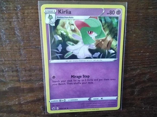 Kirlia Vmax 060 198 Climax Holo Full Art Pokemon Card Nm Ex Gx Vstar V