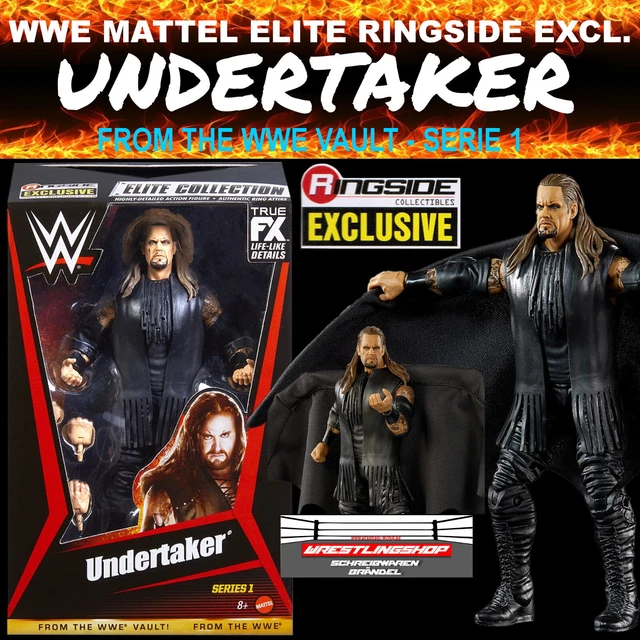 WWE MATTEL ELITE Ringside Exclusive Undertaker Wrestling Action Figur Serie 1 EUR 59,99 ...