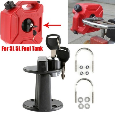 FOR 3L 5L Fuel Tank Mount Gas Canister Key Lock Mount £19.71 - PicClick UK