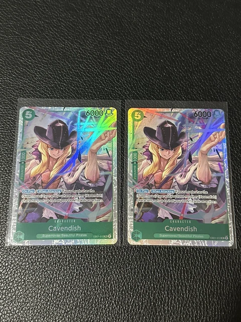 ONE PIECE CAVENDISH EB01-012 Memorial Collection English X 2 $25.00 - PicClick AU