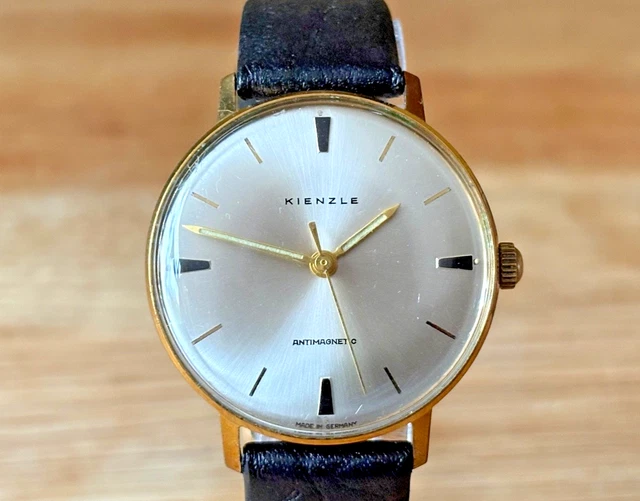 1960S KIENZLE MENS watch, made in Germany, works well, vintage patina £ ...